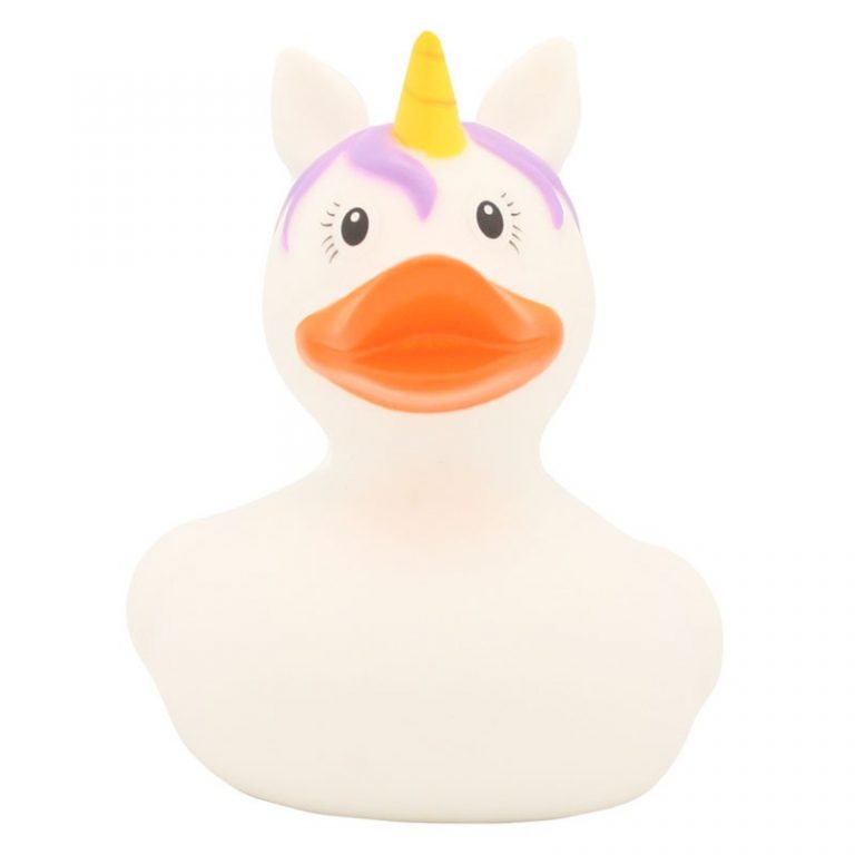 Unicorn White Rubber Duck | Buy premium rubber ducks online - world ...