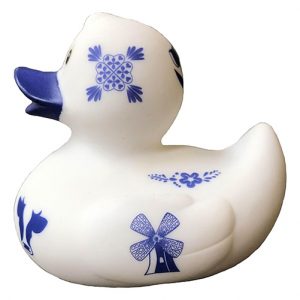 Delft Blue Rubber Duck