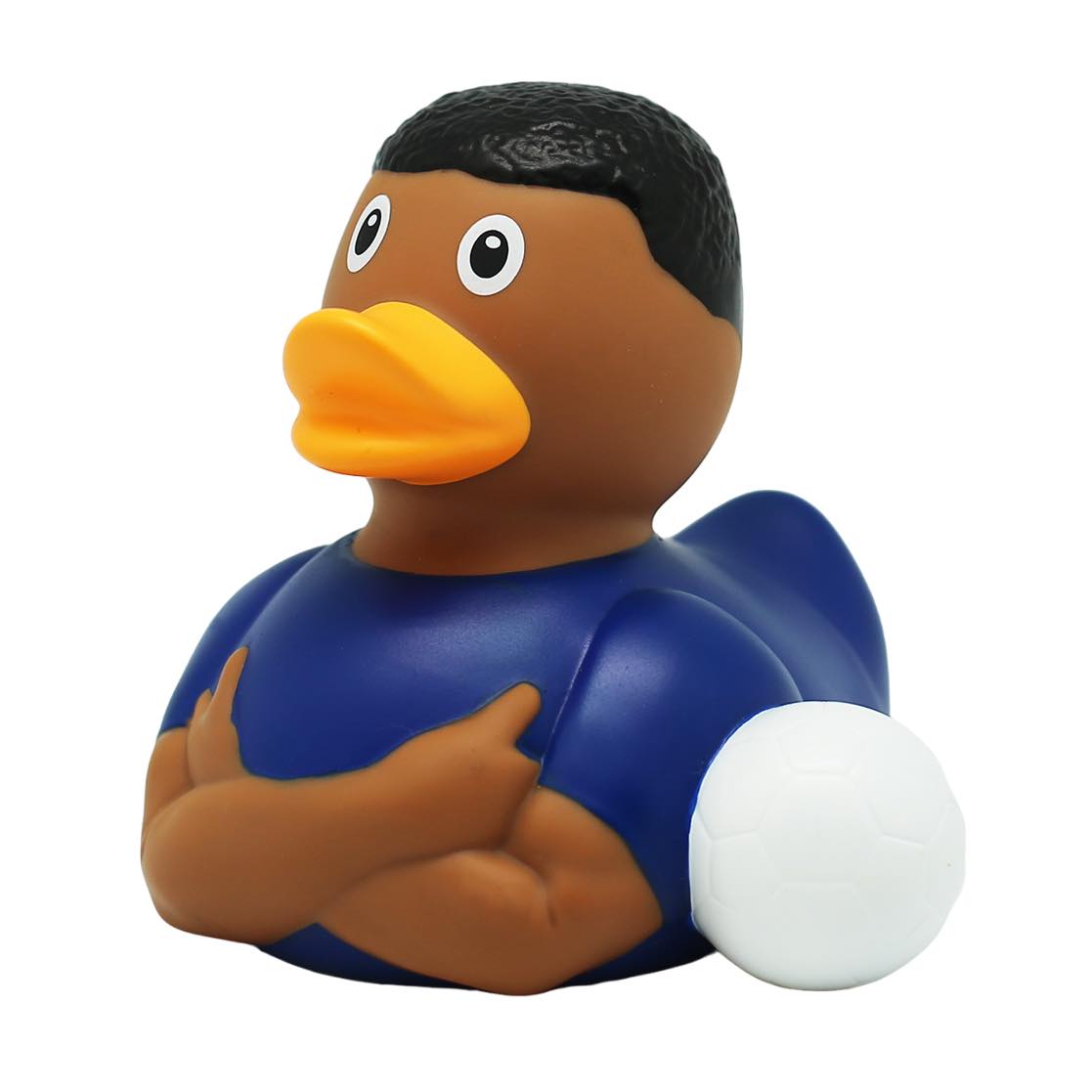 Football Star Blue Rubber Duck | Buy premium rubber ducks online ...