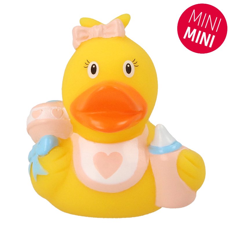 Mini Baby Girl Pink Rubber Duck